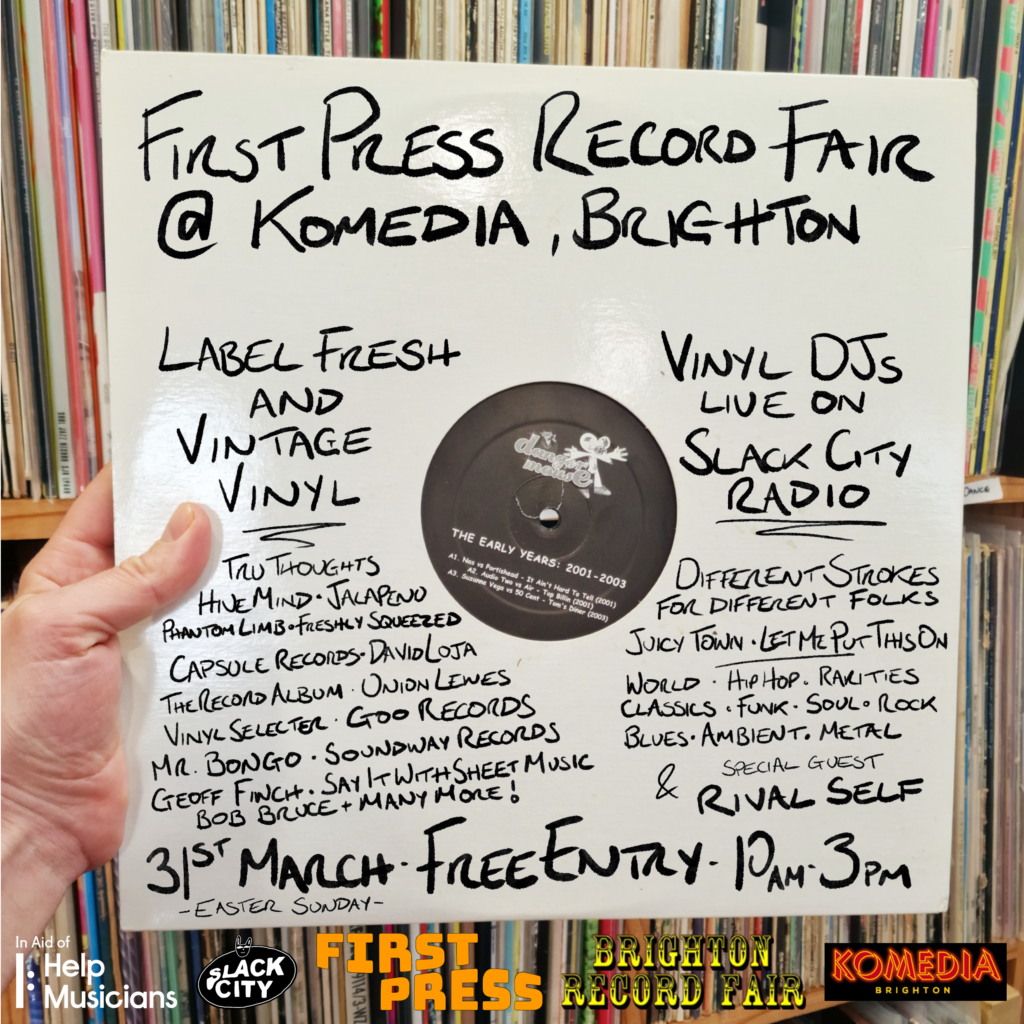 We are at the Komedia record fair - The Record Album